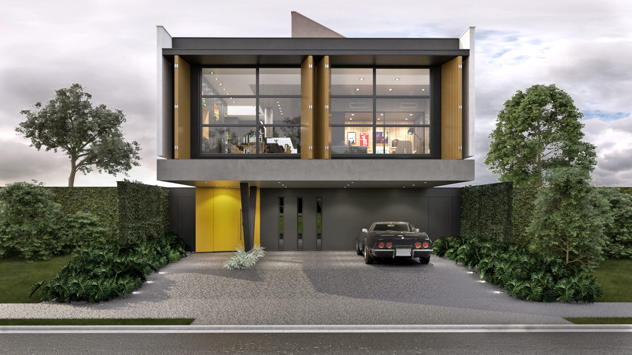 Projeto de Casa com Sótão - Casa TAN - Trup Arquitetos